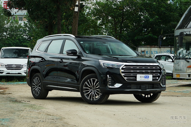 捷途X90 PLUS图片】_2021款 1.6TD DCT别墅 7座_星空黑_外观_搜狐汽车网
